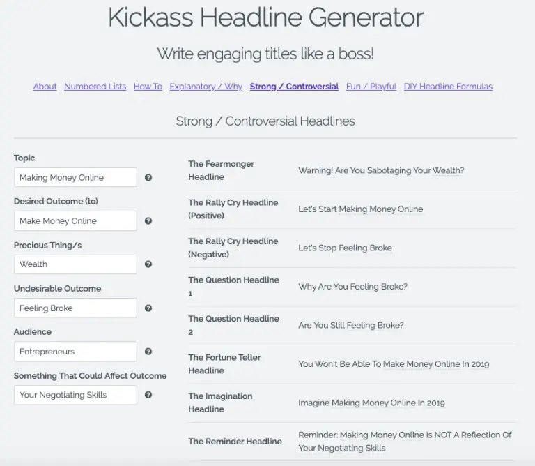 Get More Results With a Big List of Catchy Titles Using These Hacks