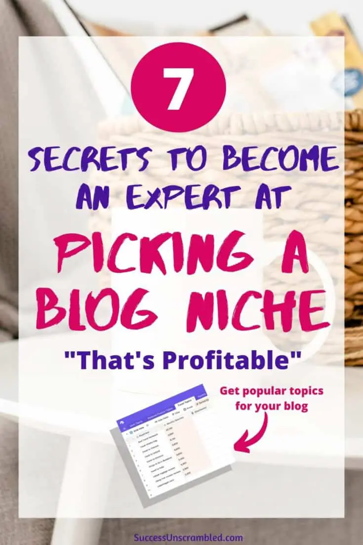 Pick a Blog Niche In 48 Hours [+7 Obscure Niche Blog Examples]