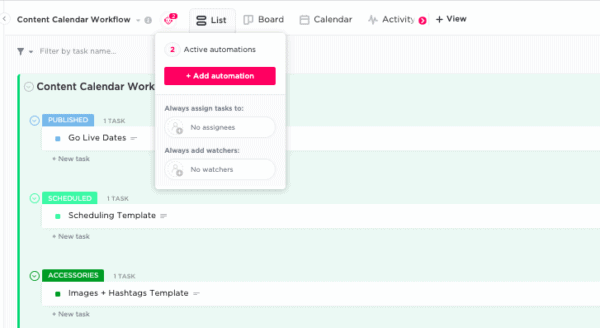 How to Make a ClickUp Content Calendar for Social Media