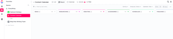 How to Make a ClickUp Content Calendar for Social Media