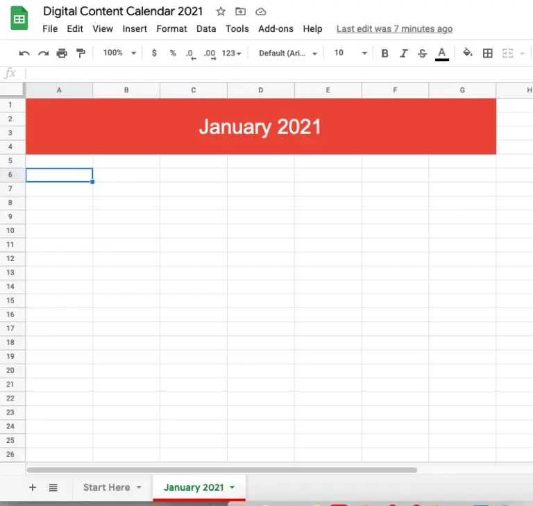 How to Make a Content Calendar Using Google Sheets [Step by Step]