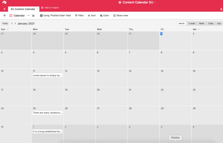 How to Set Up an Airtable Content Calendar in 7 Easy Steps