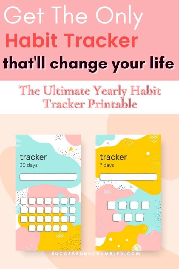 The Ultimate Yearly Habit Tracker Printable to Skyrocket Your Success